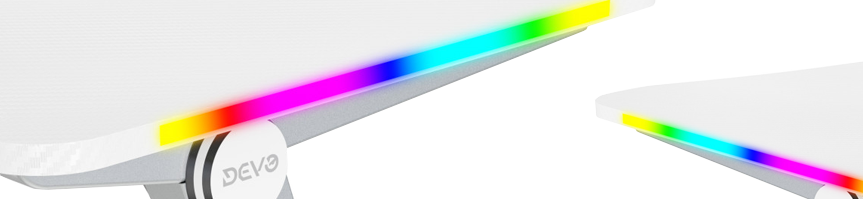 Devo Gaming Table - Axie - White